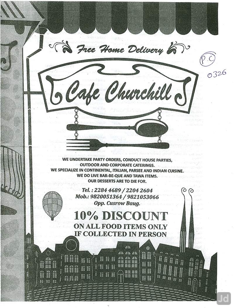 Cafe Churchill in Colaba,Mumbai - Order Food Online - Best Continental ...