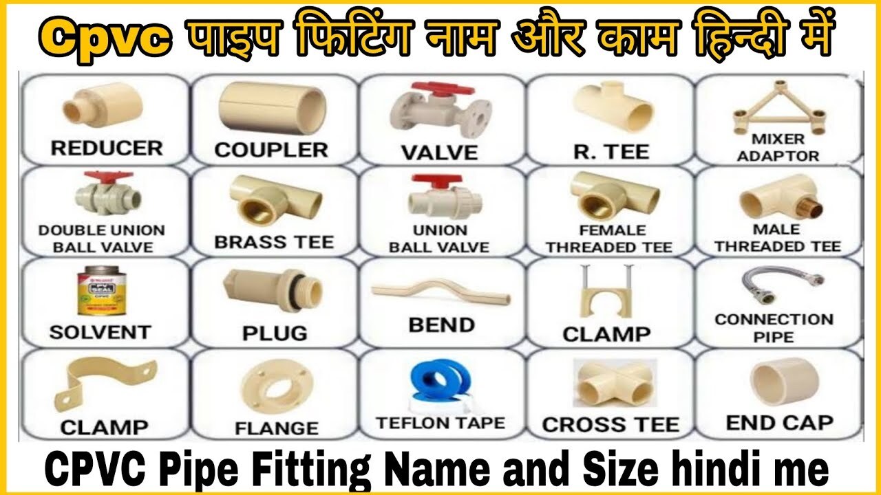 Cpvc Pipe Hardware Fitting in Chandauli at ₹ 4 - ₹ 80 / Pc by Samrat ...