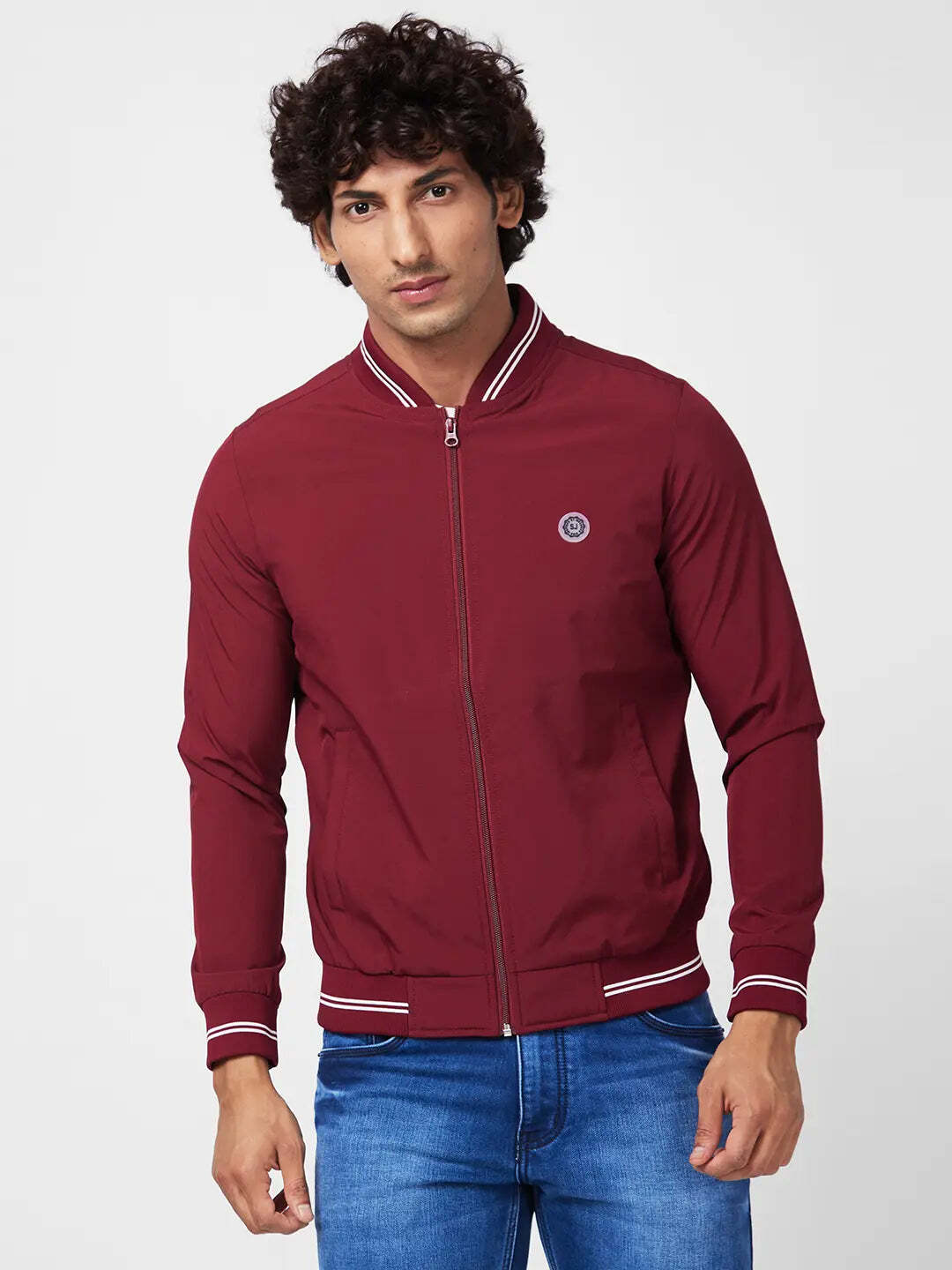 Men's Casual Plain Leather Jacket with Zip Closure in Ludhiana at best ...