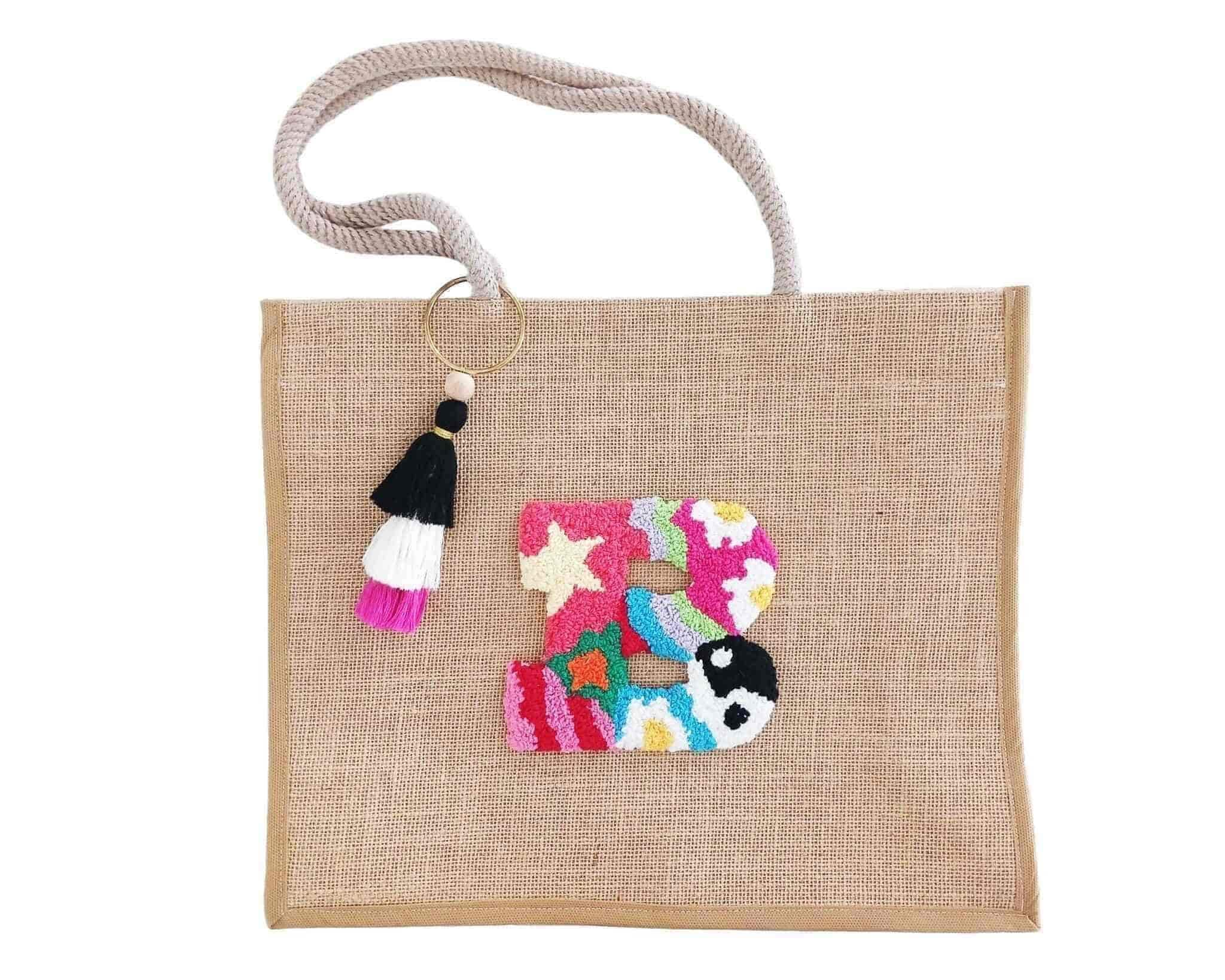 Loop Handle Rectangle Printed Jute Bag in Pune at ₹ 60 - ₹ 160 / Pc by ...