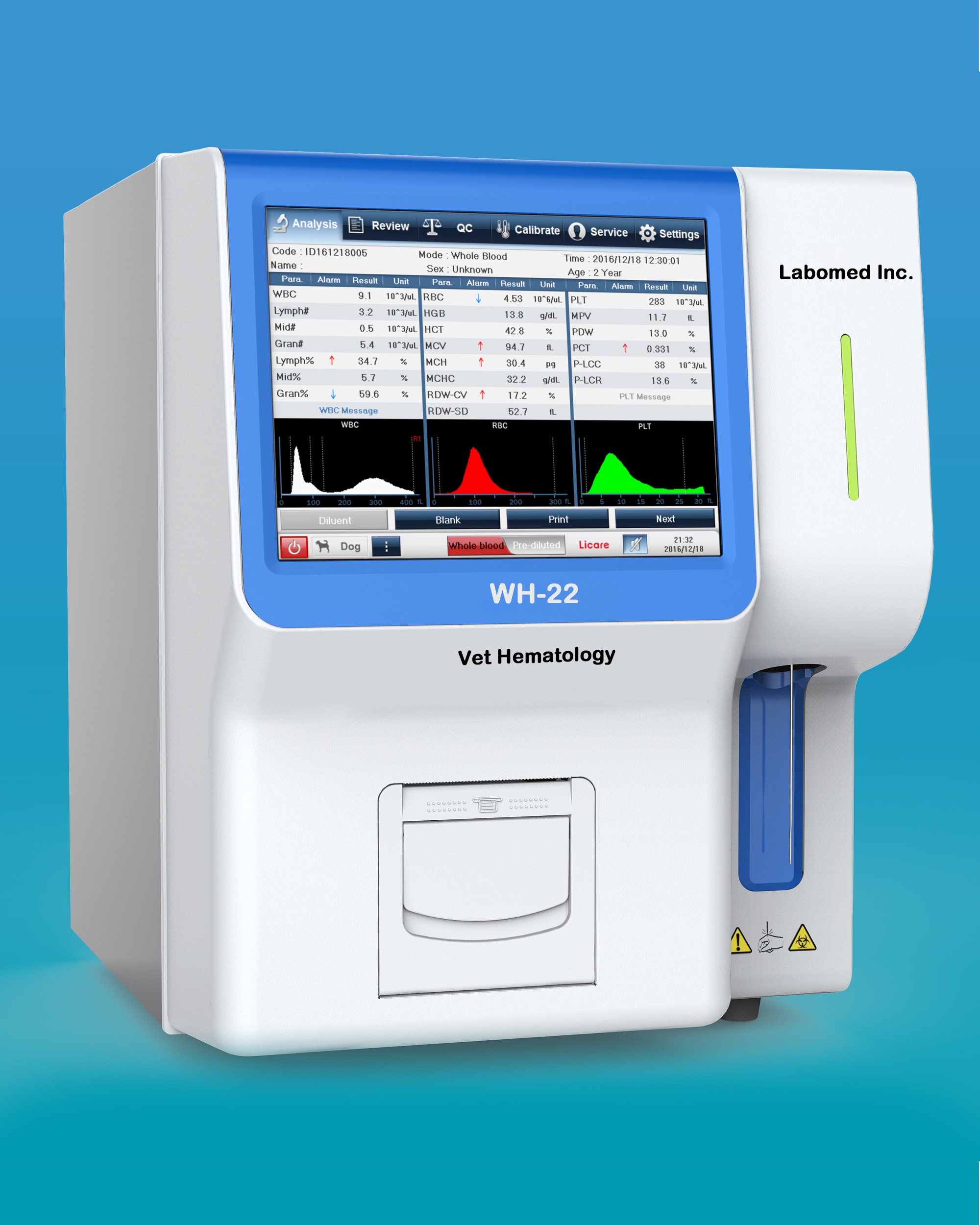 Ion-Selective Electrodes Electrolyte Analyzer, 150 Watts, Electric, LCD ...