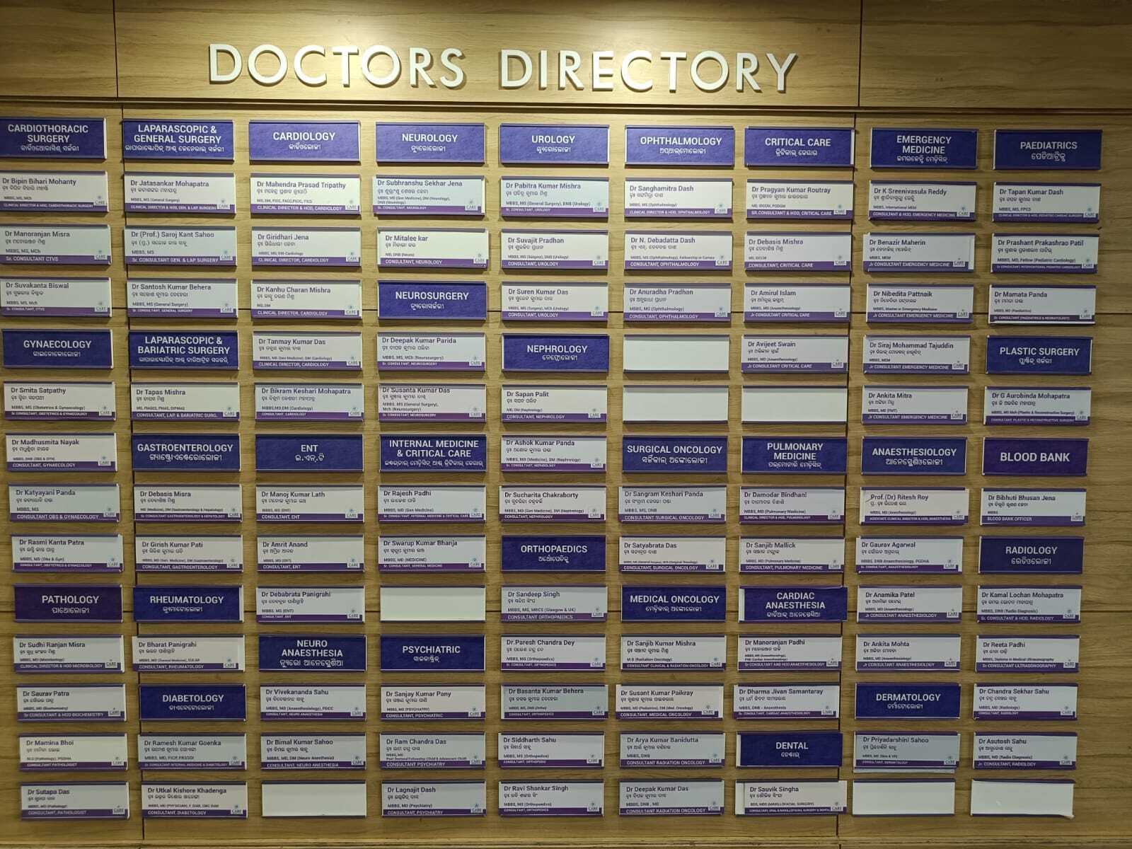 Doctor Directory Sign Board in Bhubaneshwar at best price by Mevan ...