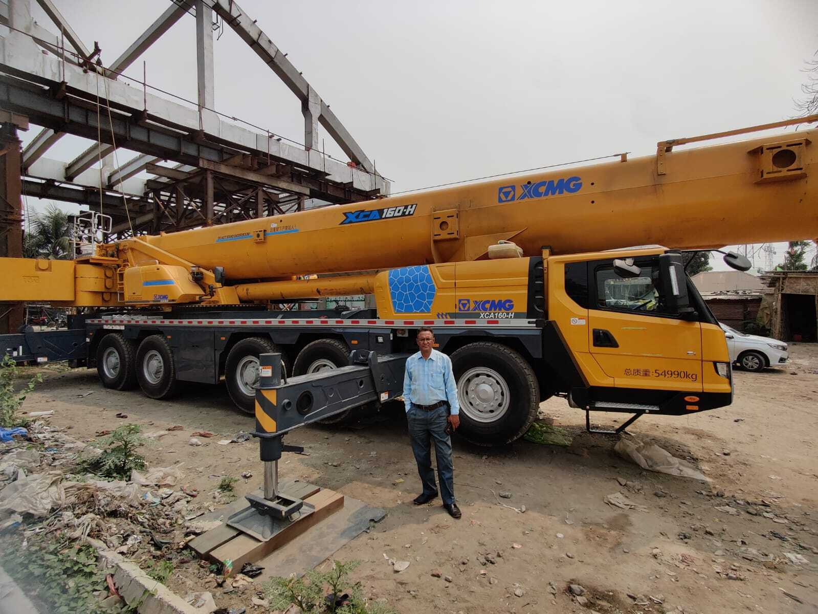 160 Ton Telescopic Crane | 160 Ton Hydraulic Mobile Crane in Ahmedabad ...