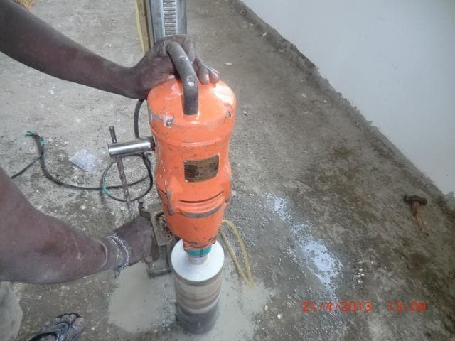 5 HP RCC Core Cutting Machine for Asphalt - Civil Engineering - Cutting ...