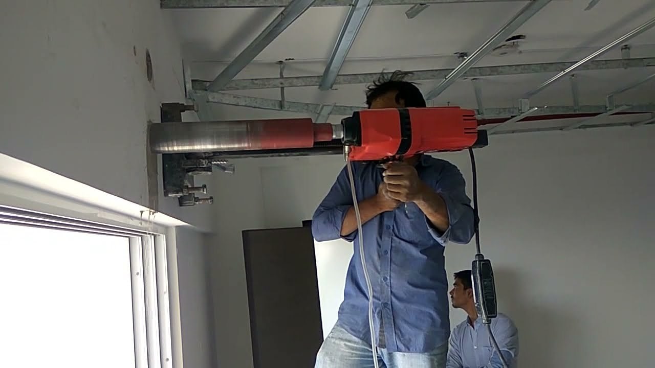 5 HP RCC Core Cutting Machine for Asphalt - Civil Engineering - Cutting ...