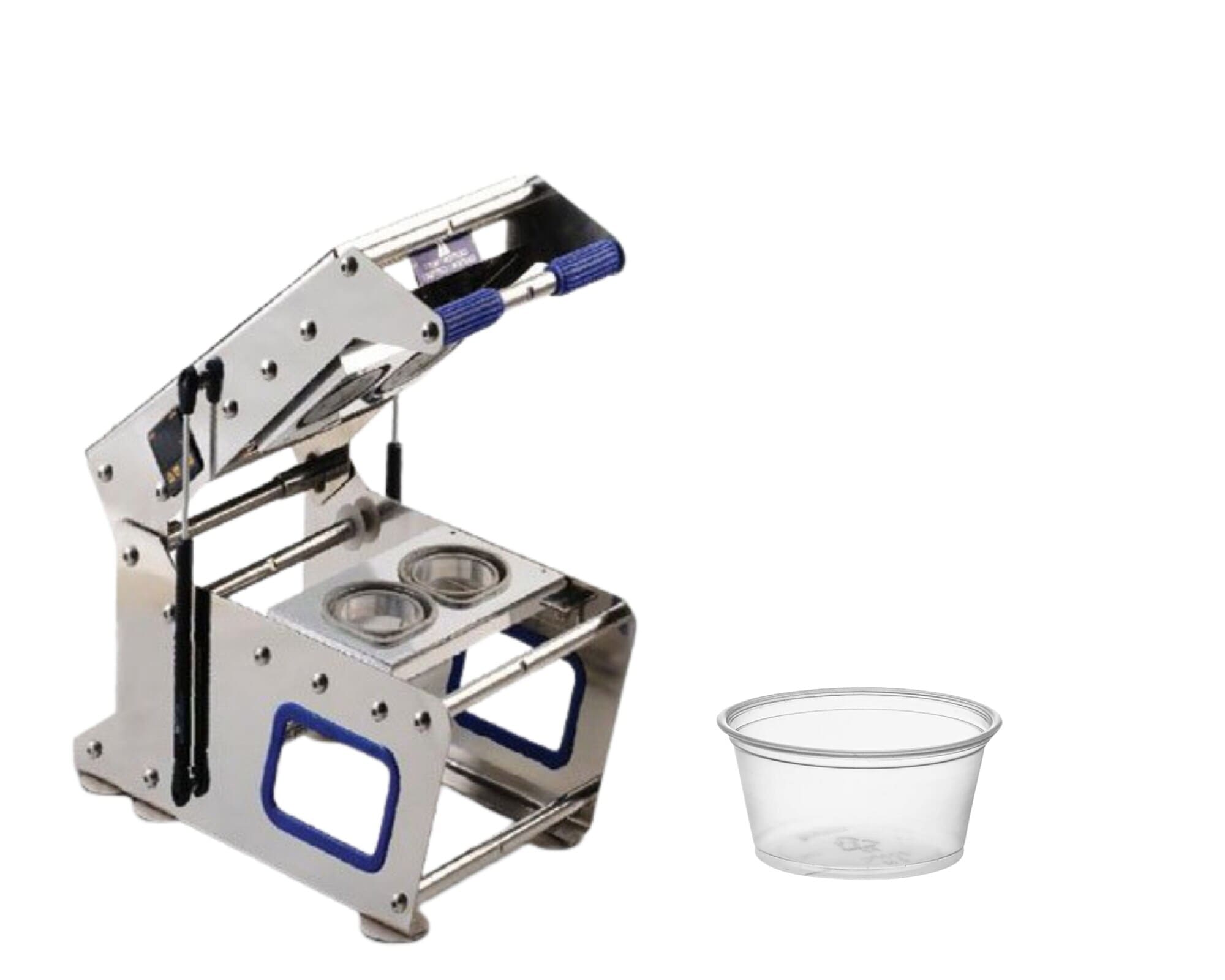 Plastic 69 Die Sauce Dip Cup Top Sealing Machine at 180 Degree C and ...