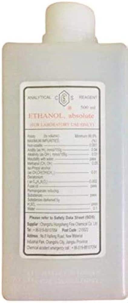 Absolute Alcohol Ethanol 500 ml in Baramati at ₹ 150 - ₹ 250 / Btl by ...