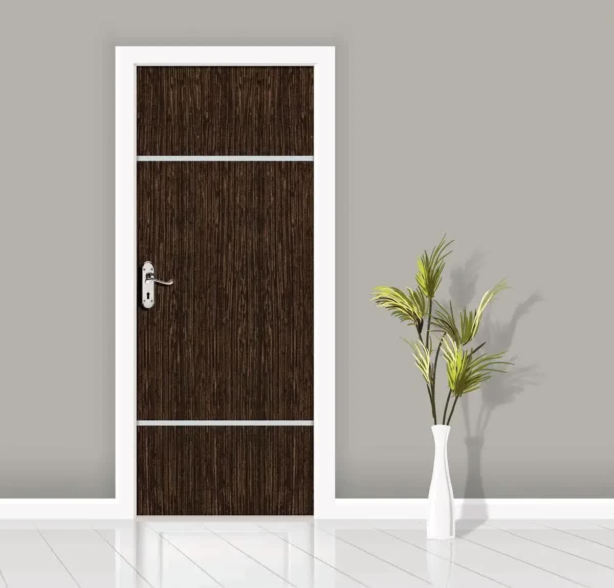 Fm 7 Straight Grained Wenge Pvc Doors - Get Best Price from ...