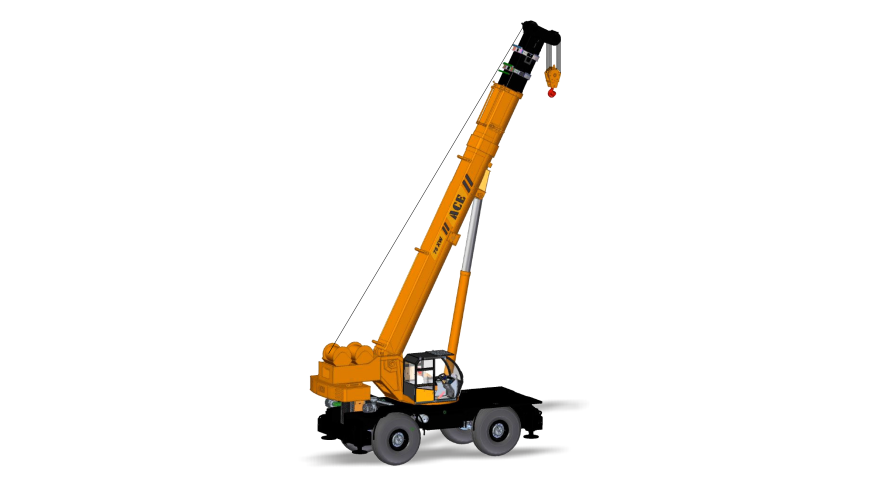 ACE 75XW Rough Terrain Hydraulic Mobile Crane (8 mtr) in Bangalore at ...
