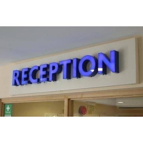 Acrylic Sign Board For Reception - Reception Area Signage in Pune at ...