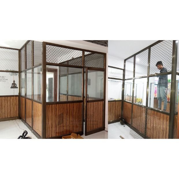 Aluminium Designer Door Fabrication Service in Delhi at ₹ 300 - ₹ 1,000 ...