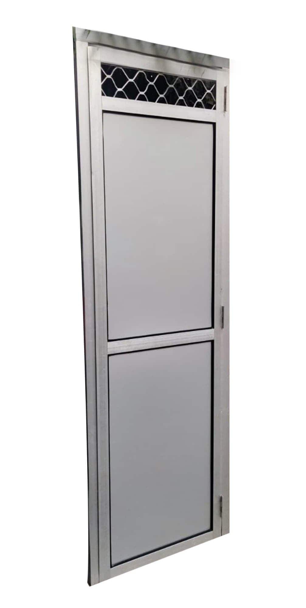 Aluminium Rectangular Bathroom Door 6X3 Feet ( Grey ) in Guwahati at ...