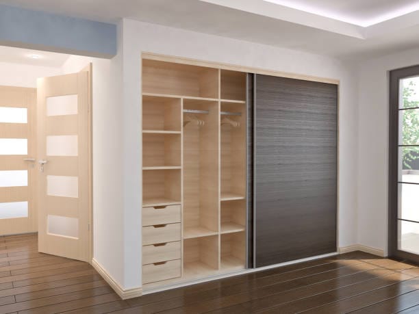 Aluminium Sliding Door Wardrobe For Bedroom