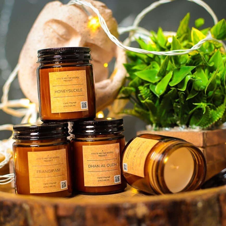 Amber Jar Candles in Delhi at ₹ 94 / Pc by Khatte Meethe Desires - Justdial