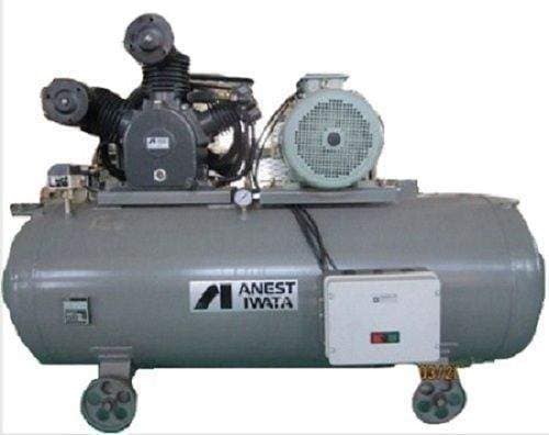 Anest Iwata Reciprocating Air Compressor 15 hp 500 Ltr TLT150C-12-50E ...