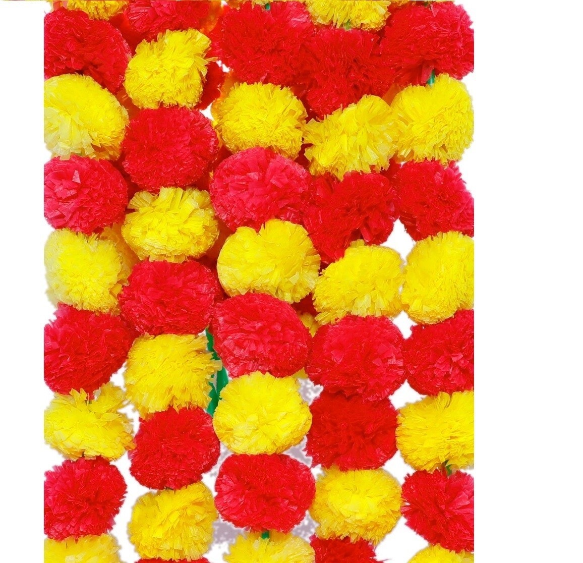 Artificial Phool Mala Garlands Flowers For Decoration Of Temple ...