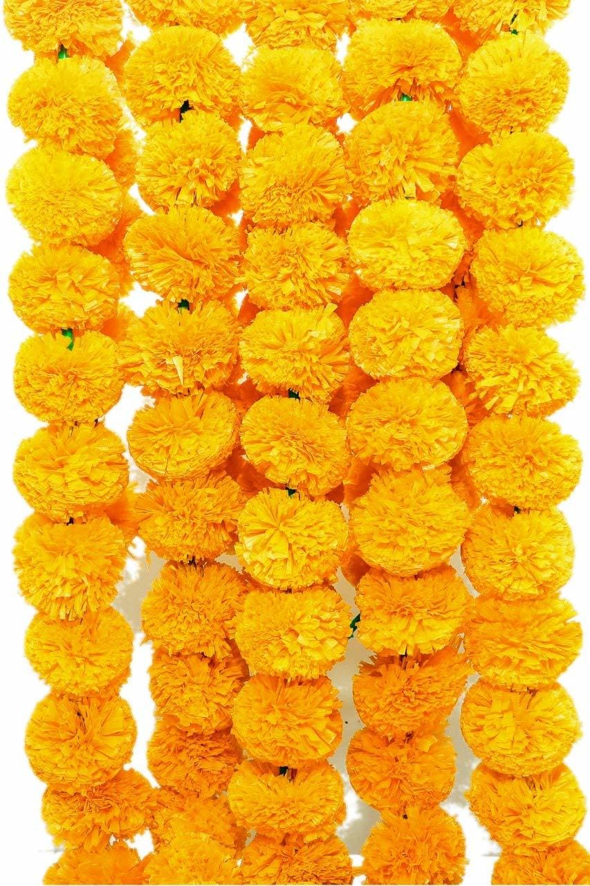 Artificial Phool Mala Garlands Flowers For Decoration Of Temple ...