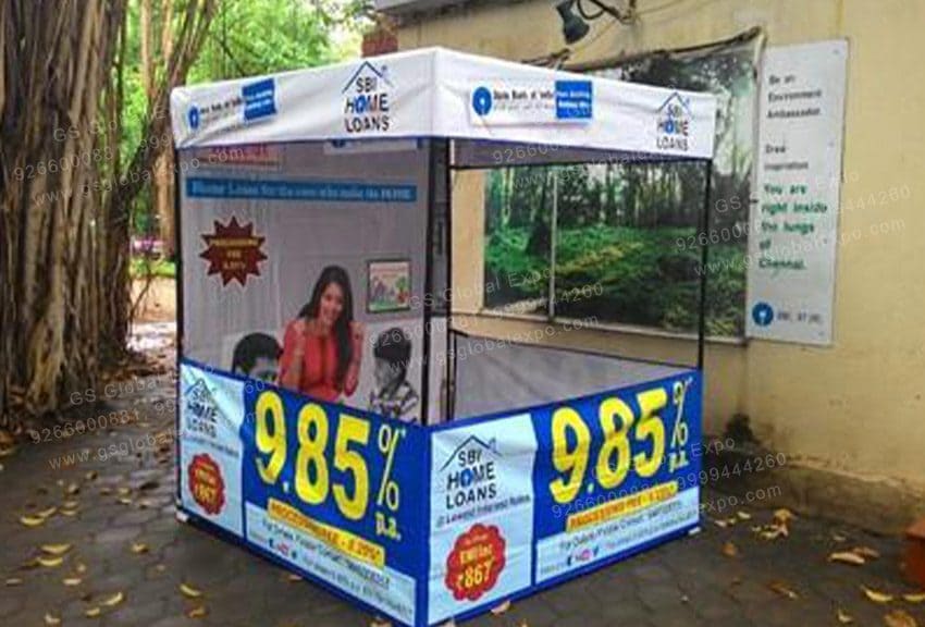 Printed Outdoor Promotional Canopy in Delhi at ₹ 300 - ₹ 500 / Sq.ft by ...