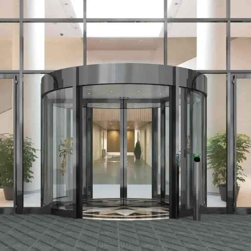 Automatic Revolving Aluminium Glass Door in Bangalore at ₹ 1,500 ...