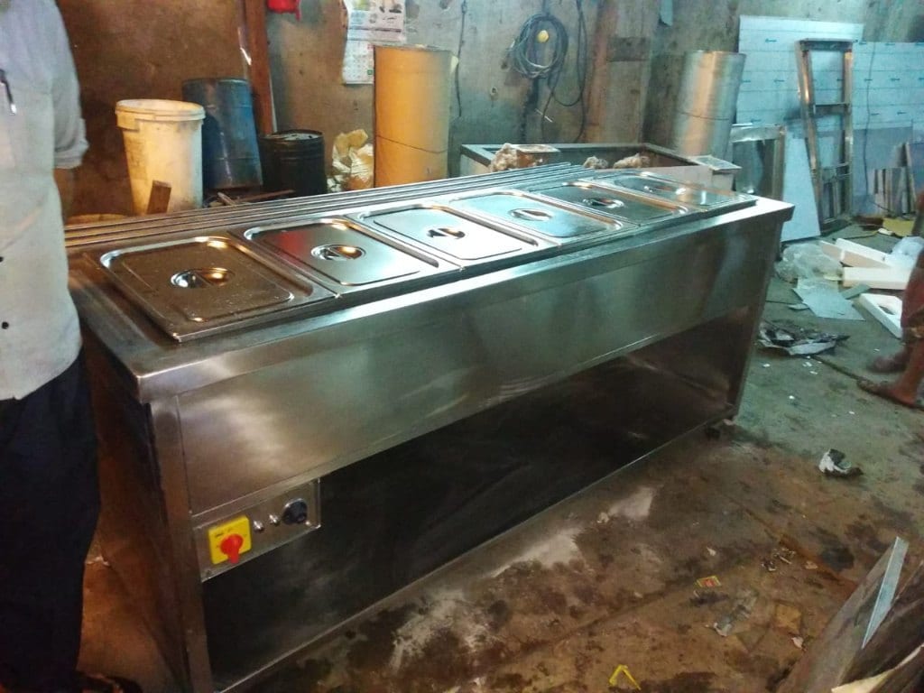 Stainless Steel Bain Marie Counter for Food Service in Mumbai at best ...