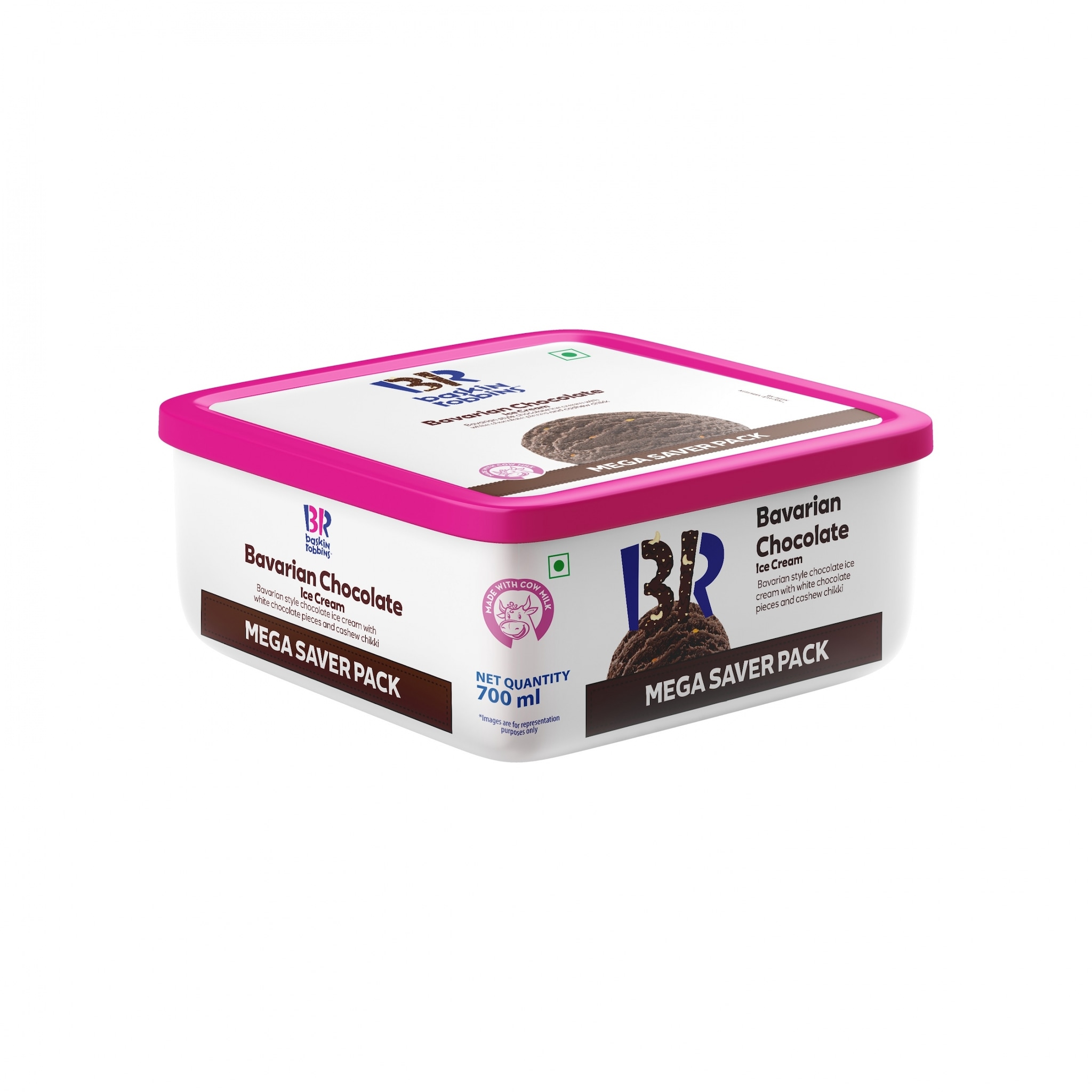 Baskin Robbins Bavarian Chocolate Ice Cream -700 Ml in Mumbai at ₹ 533 ...