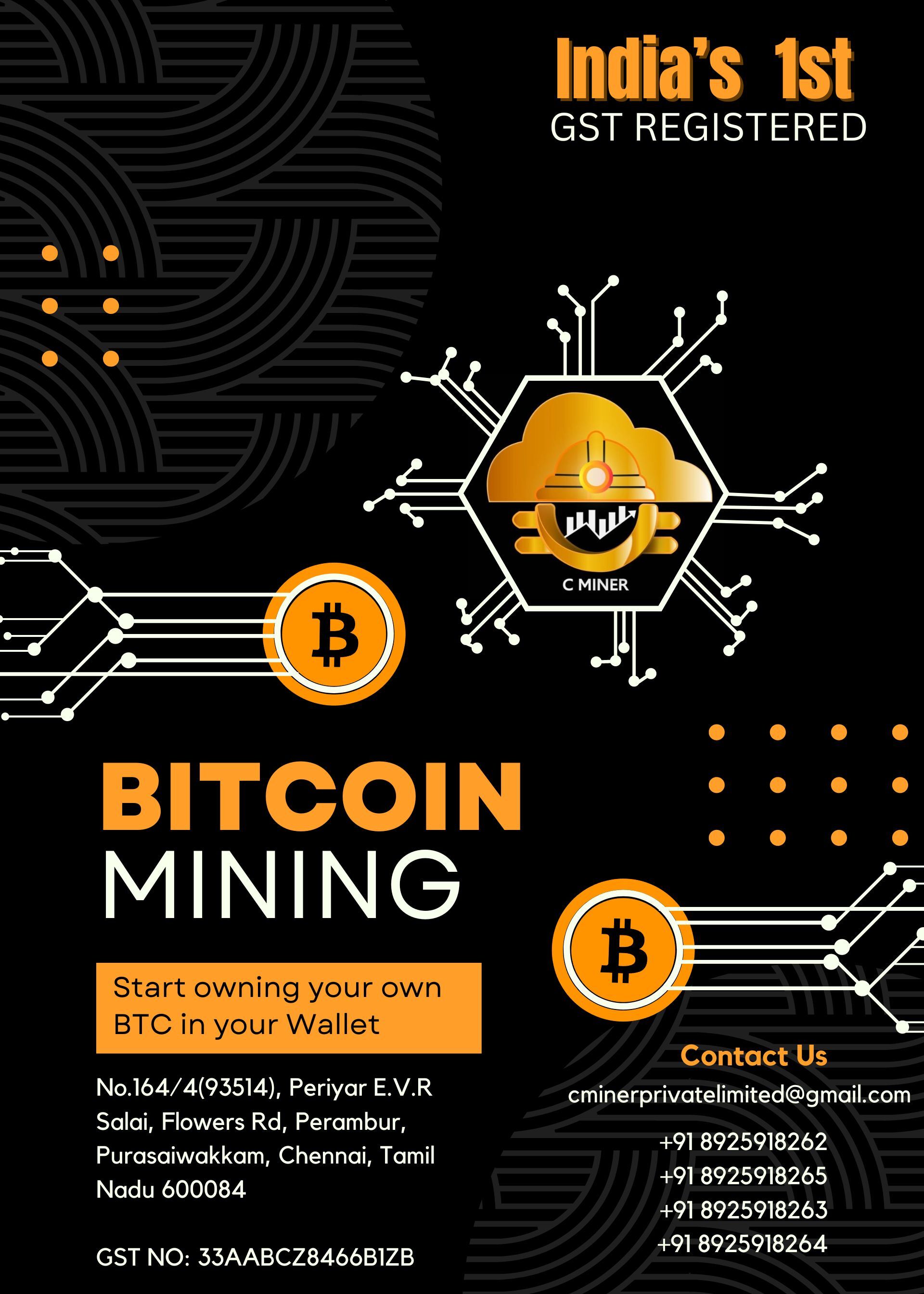 Bitcoin Mining in Chennai at ₹ 17,000 / session by Cminer Pvt Ltd ...
