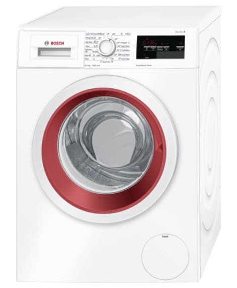 Fully Automatic 9 Kg Red, White Front Load Washing Machine - Fully ...