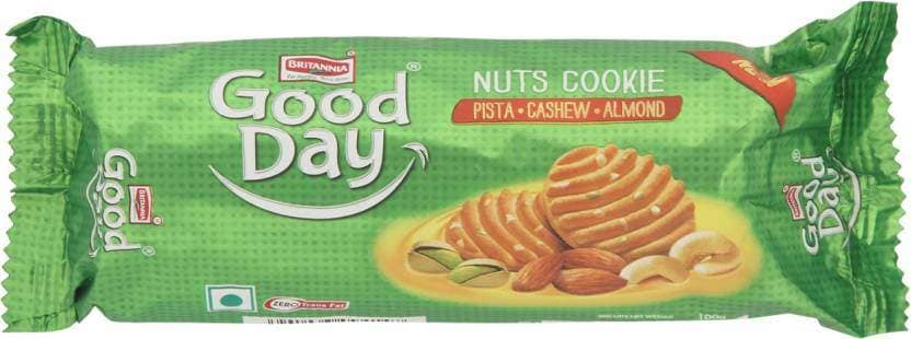 Britannia Good Day Nut Cookies - 100 gm in Chennai at ₹ 19 - ₹ 20 by ...