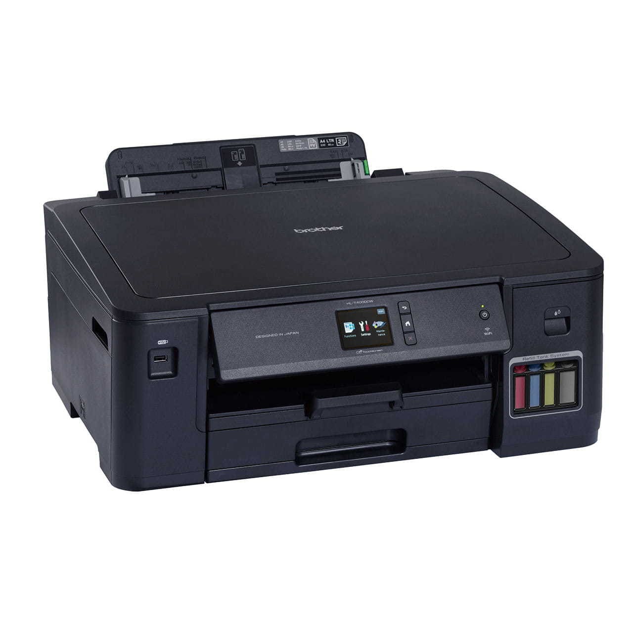 Brother HL-T4000DW A3 Inkjet Printer, Refill Ink Tank Wireless Duplex ...