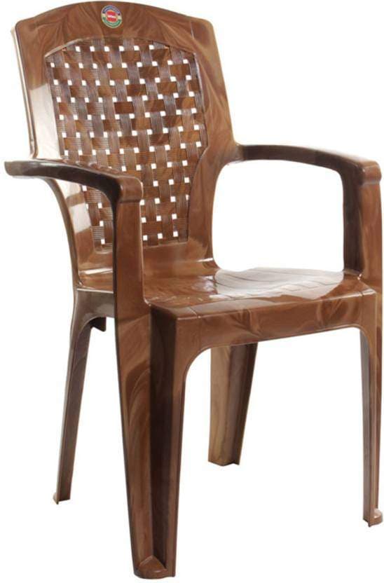 Cello Aristo Plastic Arm Rest Living Room Chair Sandal Wood Brown in Chennai at 5 515 5 686 by Bafna Marketing Justdial