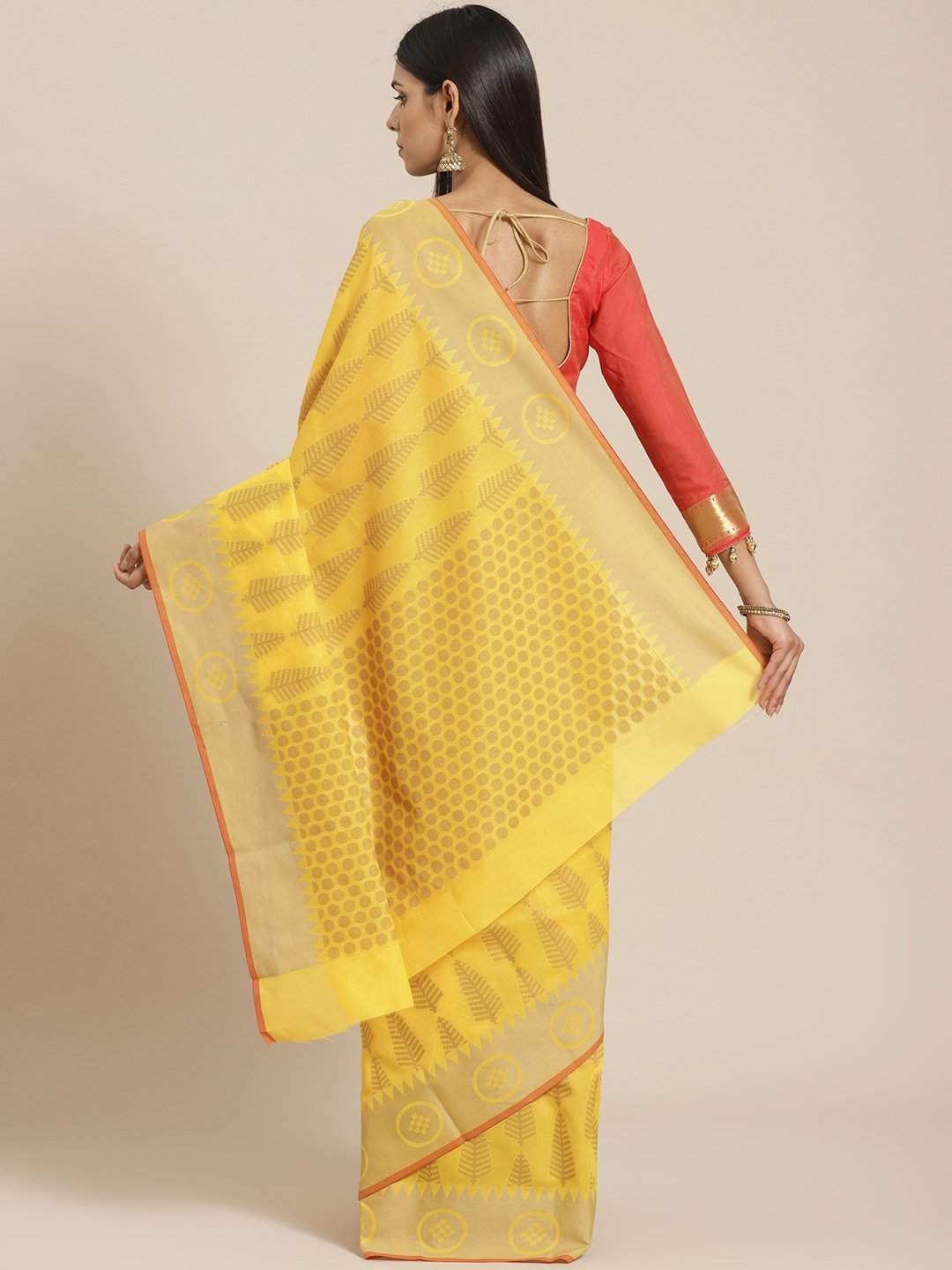 Chhabra 555 Handloom Chanderi Saree With Tropical Woven Patterns And A ...
