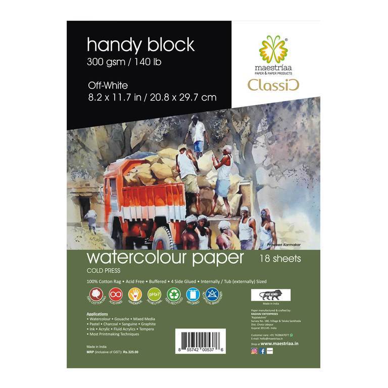 Classic Handy Block- 300 GSM Off White in Delhi at ₹ 325 / Sht by ...