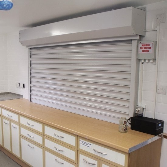 Fire Rated Steel Roller Shutter, 12.7mm Thickness, Interior/Exterior in ...