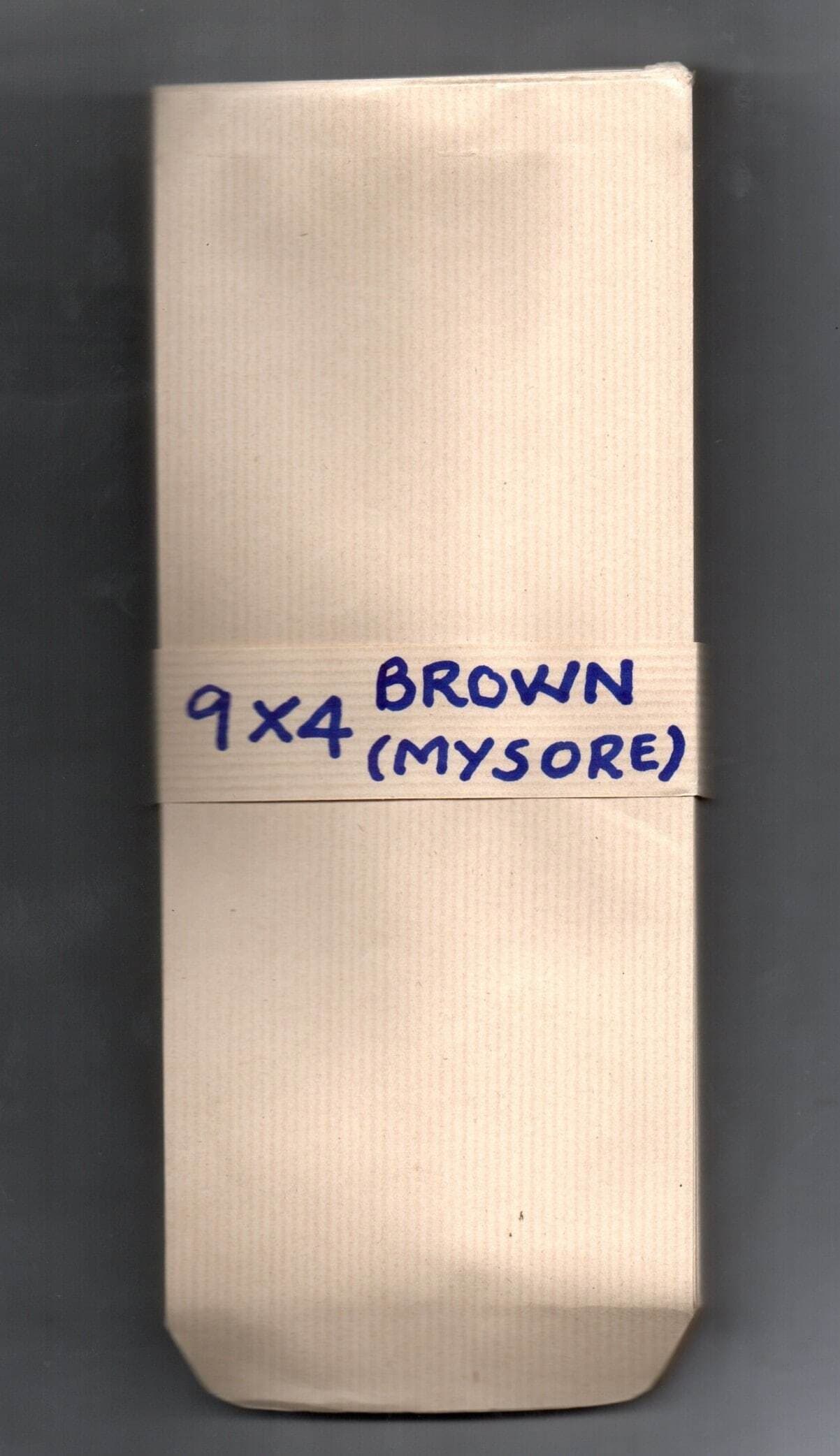 Courier Cover Brown 9 X 4 inch (First Quality) - 1 Pack (50 No's ...