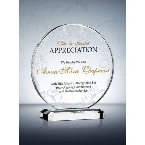 Crystal Memento for Elegant and Timeless Recognition in Ernakulam at ...