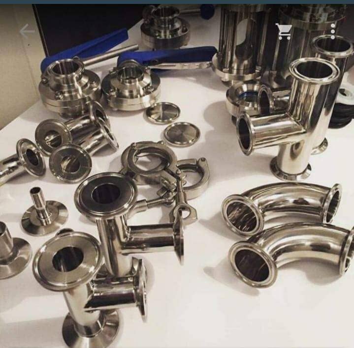 Stainless Steel Ferrule for Milk Processing, Tri-Clamp Connection in ...