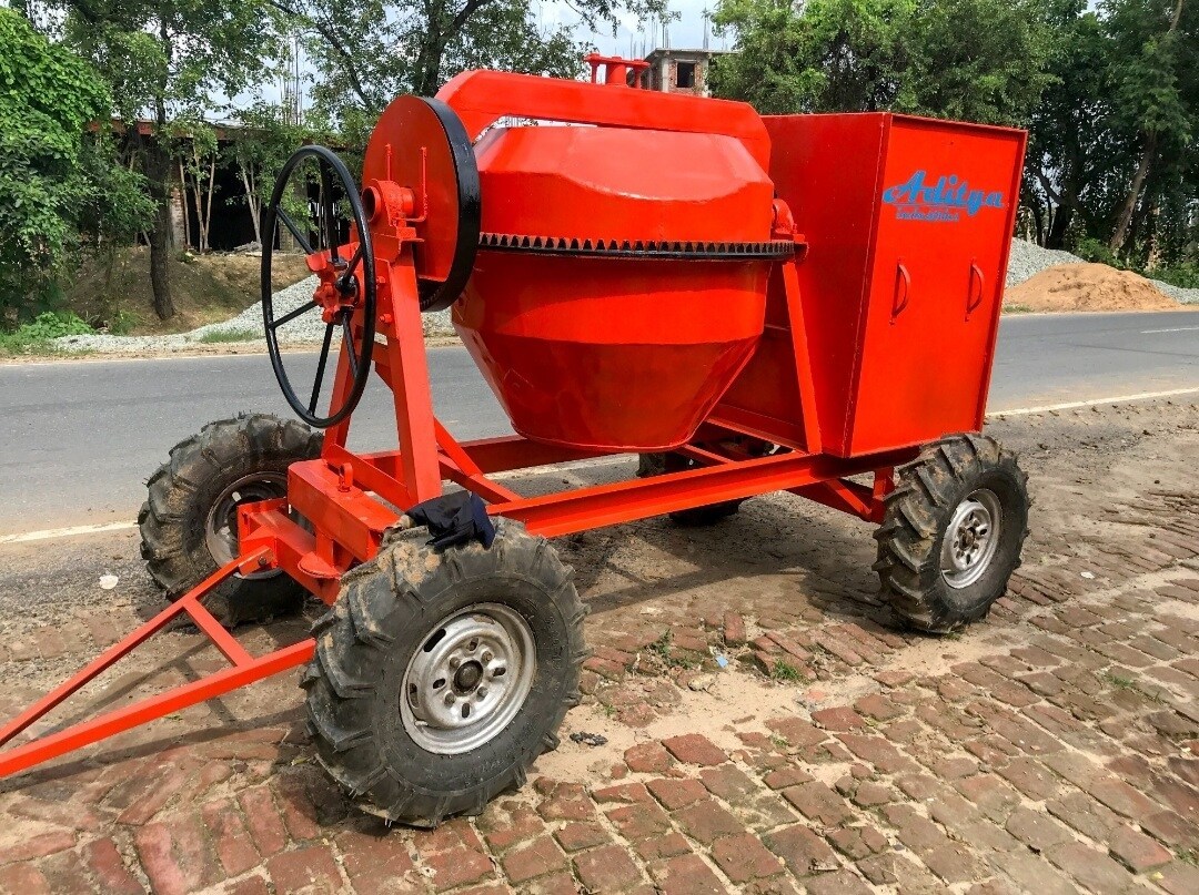 Diesel Semi-Automatic Construction Concrete Mixer, Model Name/Number ...