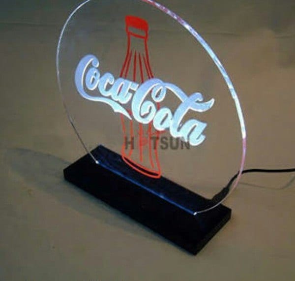 Aluminum Rectangle Illuminated Edge Board Lighting Sign Board for ...
