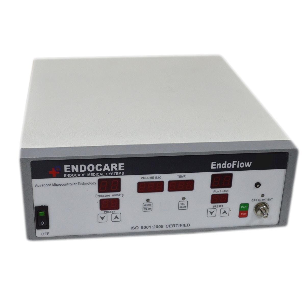 Endocare CO2 Insufflator 50LTR, 50 L/min insufflation flow rate, 0-30 ...