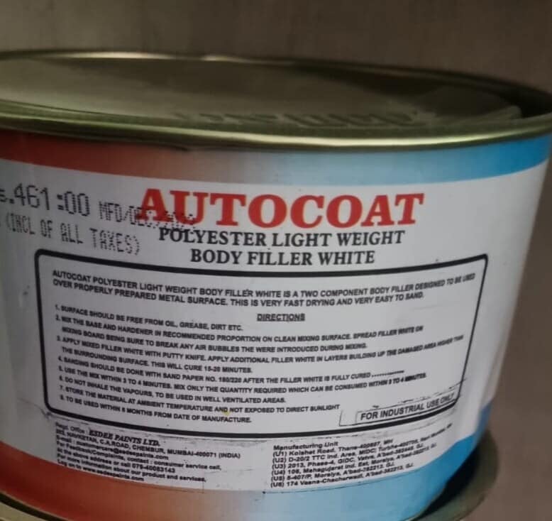 Esdee Autocoat Polyester Body Filler (1kg) in Pathankot at ₹ 310 / Pc ...
