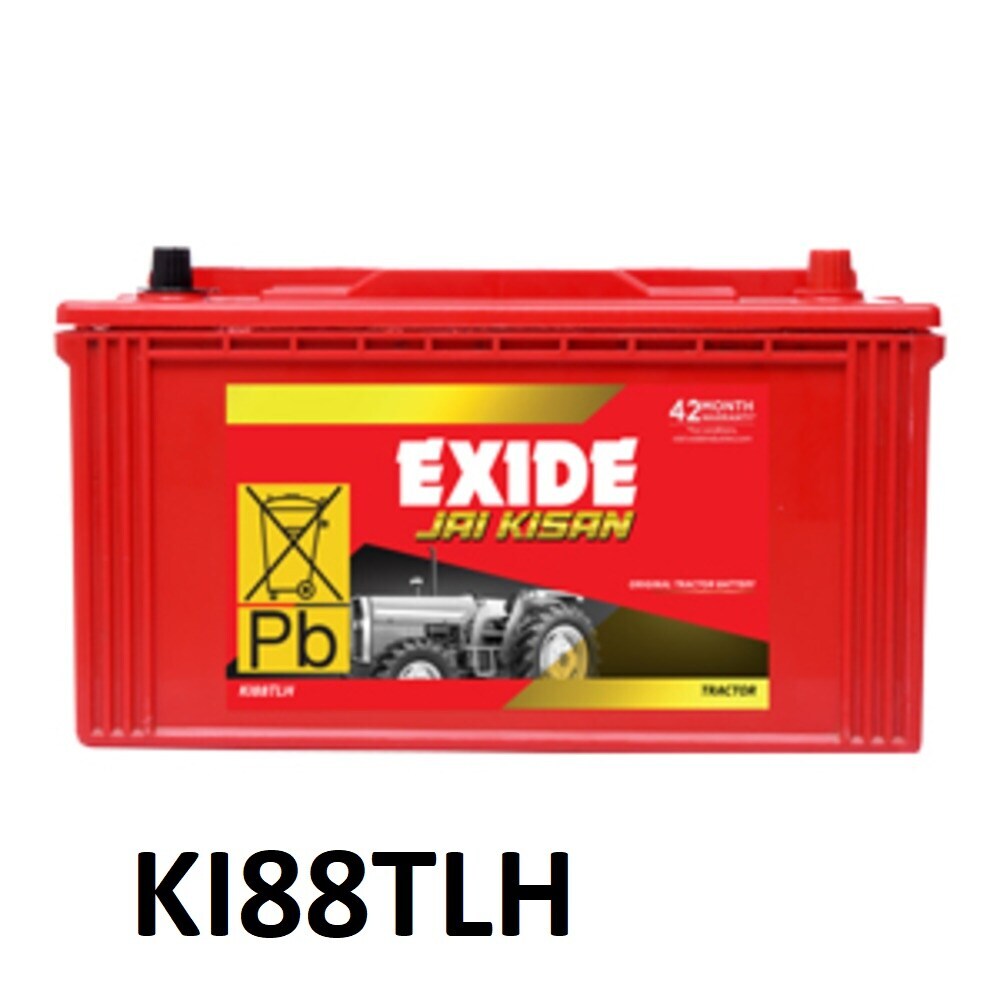 EXIDE JAI KISAN KI88TLH Tractor Battery 25.0 Kg in Tuljapur at 7 719 8 019 Unit by Swastik Auto Electric Works Justdial