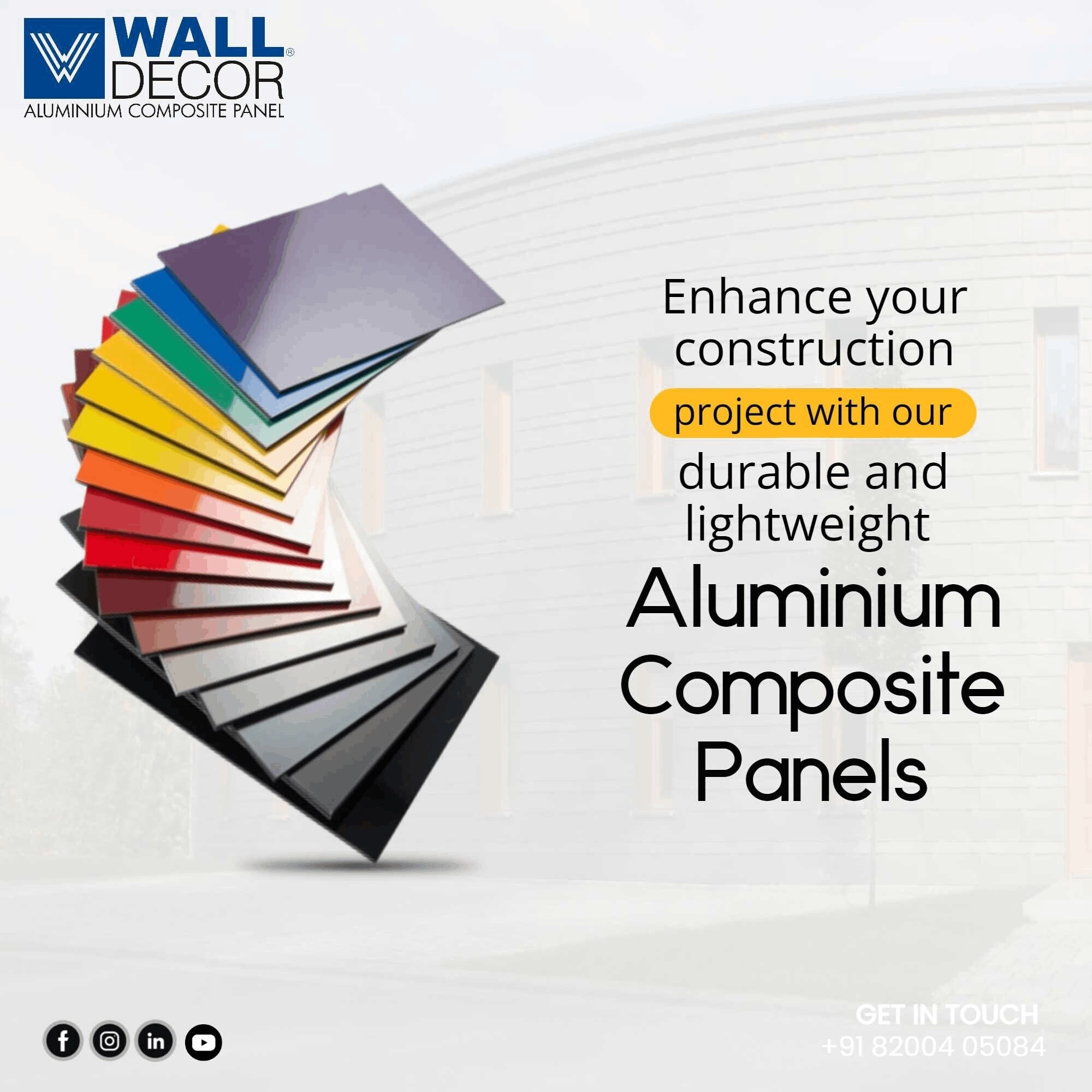 Exterior Aluminium Composite Panel in Ahmedabad at ₹ 60 - ₹ 80 / Sq.ft ...