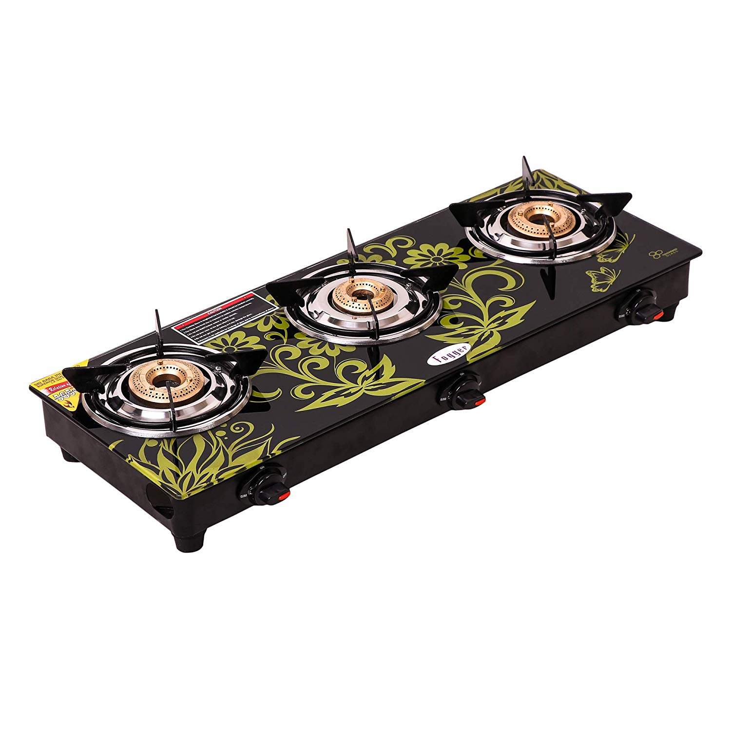 Buy Fogger Stainless Steel 3 Burner Gas Stove with Noa Lighter Set 2 Pieces Black Online Best Price Fogger Stainless Steel 3 Burner Gas Stove with Noa Lighter Set 2 Pieces Black Justdial Shop Online