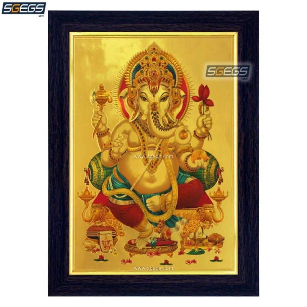 God Photo Frames Gold Foil in Chennai at ₹ 799 / Pc by Shree Ganesh ...