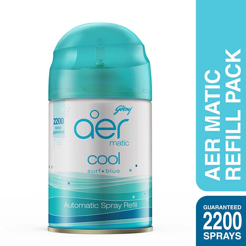 AER 225 ml Matic Automatic Air Freshener Refill Pack Cool Surf Blue in Delhi at 271 285 by RG Impex Justdial