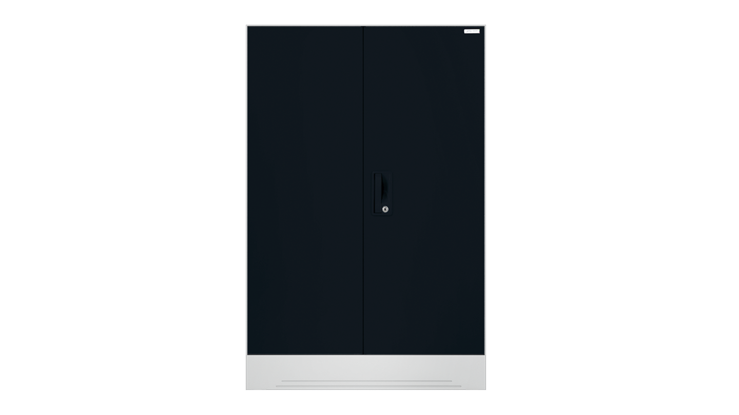 Godrej Interio Stainless Steel Slimline Minor 2 Door Almirah Pacific Blue