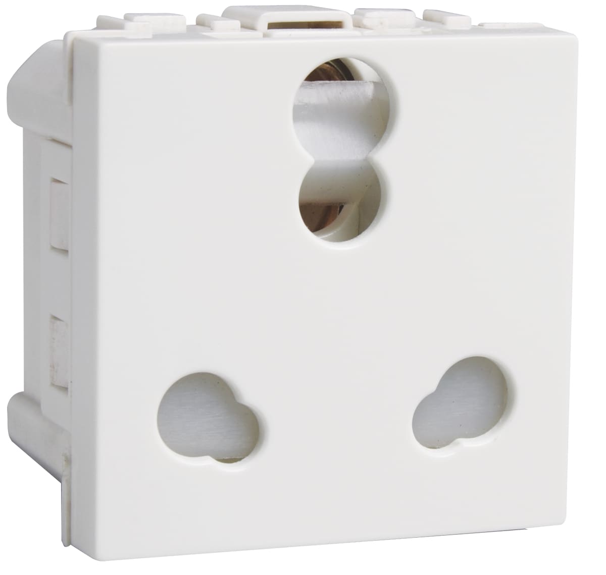 HAVELLS Coral 6-16A 3 Pin Shuttered Socket (AHLKCXW163, White) in ...