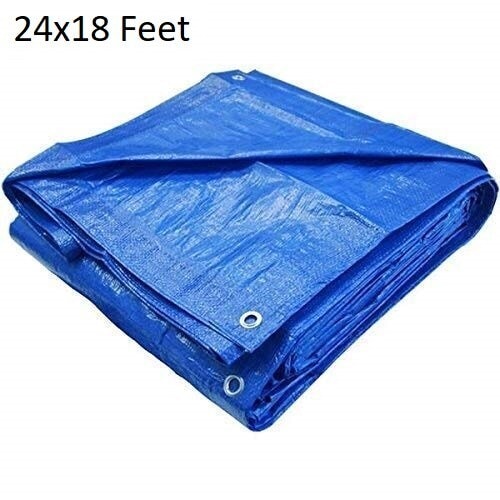 Hdpe Plastic Waterproof Tarpal Blue 24 x 18 Feet in Bangalore at best ...