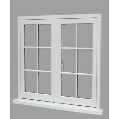 Hinged UPVC Window Off White 2x4 Feet in Delhi at ₹ 450 - ₹ 1,500 / Sq ...