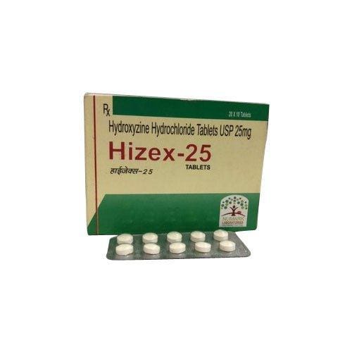 Hydroxyzine Hydrochloride 25 Mg Capsules